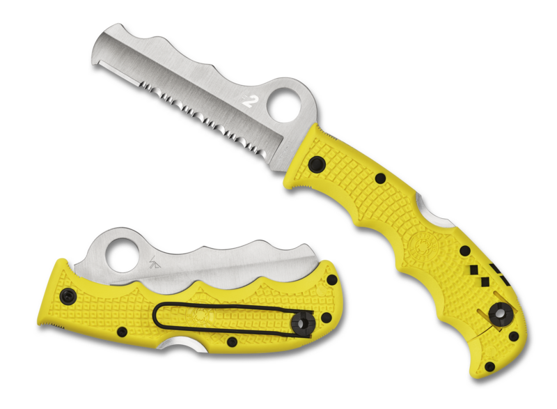 Spyderco Assist Salt Yellow – Swift Water Rescue